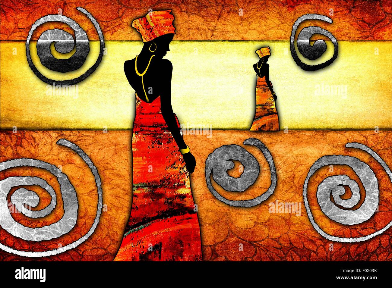 African ethnic retro vintage Stock Photo - Alamy