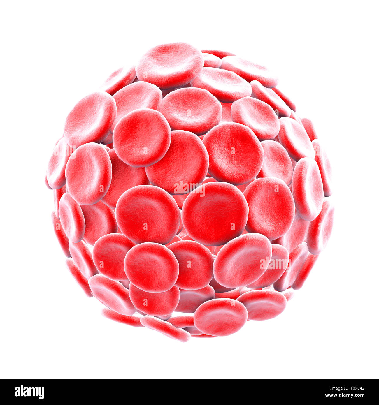 3d render red blood cells - science and medical concept Stock Photo - Alamy