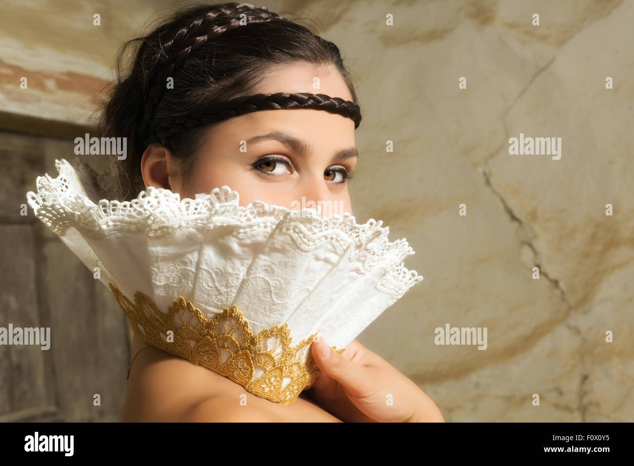 Renaissance woman portrait hi-res stock photography and images - Alamy