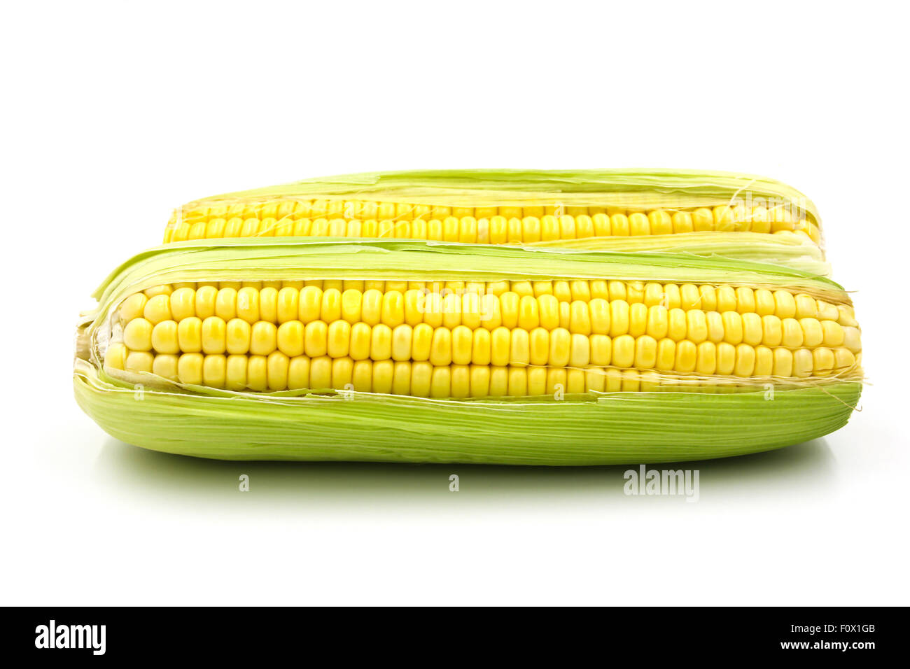 Corn cob fresh vegetable Cut Out Stock Images & Pictures - Alamy