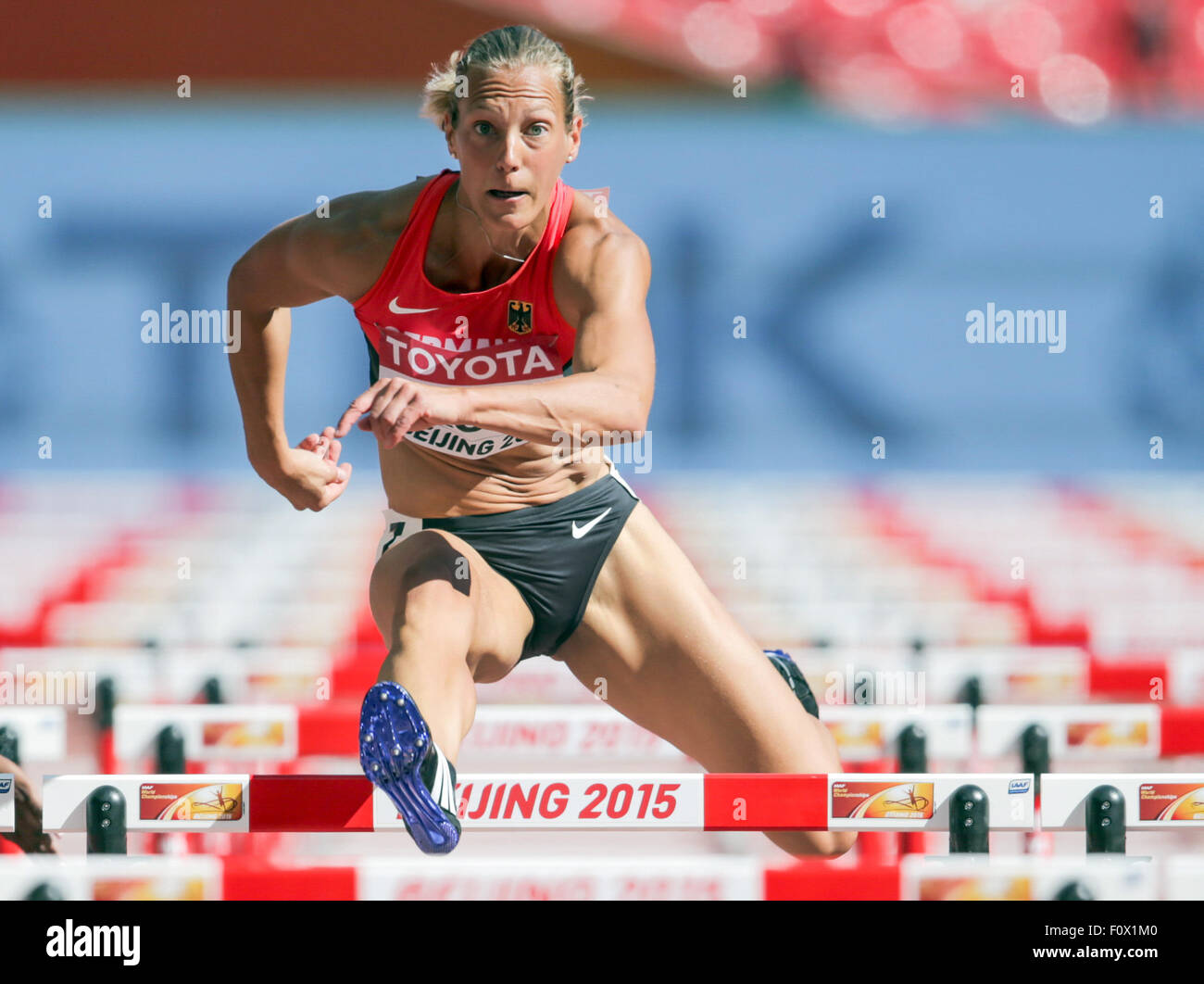 Beijing, China. 22nd Aug, 2015. Germany's Jennifer Oeser competes in ...