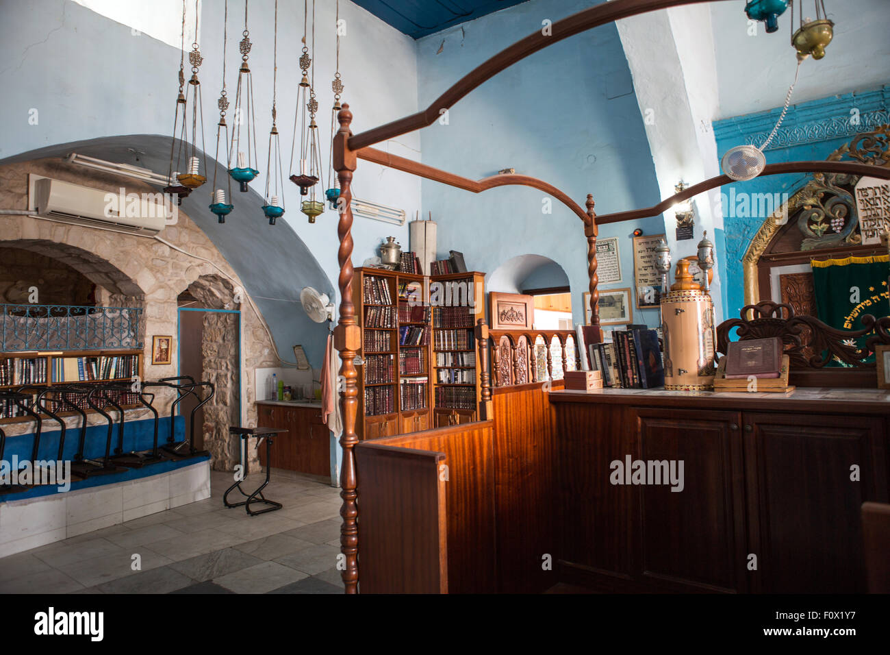 Old synagogue in Zefat old city, Israel Stock Photo - Alamy