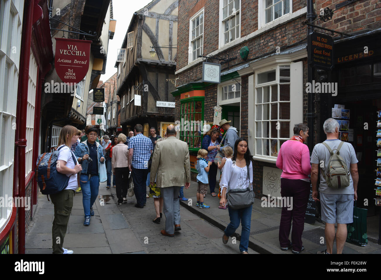 The Shambles, York. One or the best preserved medieval streets in ...
