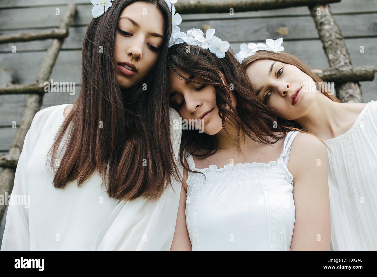 three beautiful girls Stock Photo - Alamy