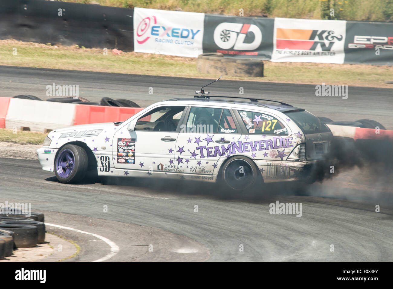 British Drift Championship Teesside Autodrome 2015 Team Never Die 127 ...