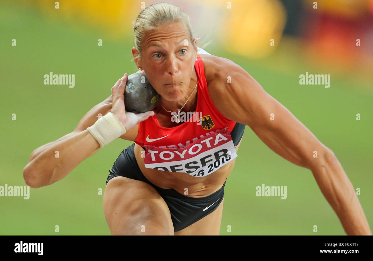 Beijing, China. 22nd Aug, 2015. Germany's Jennifer Oeser competes in ...