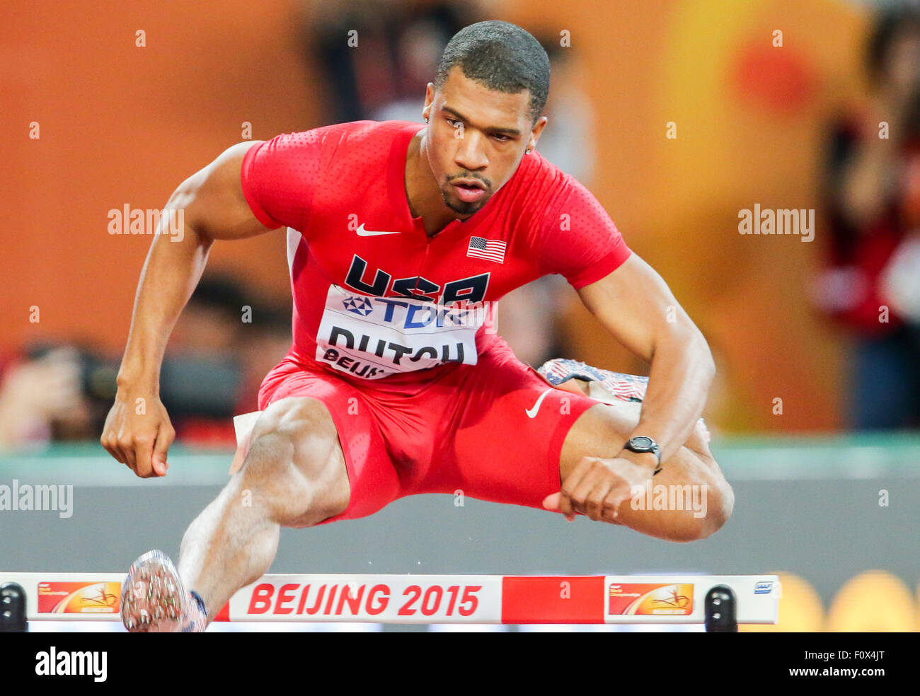 Beijing, China. 22nd Aug, 2015. USA's Johnny Dutch competes in the Men ...