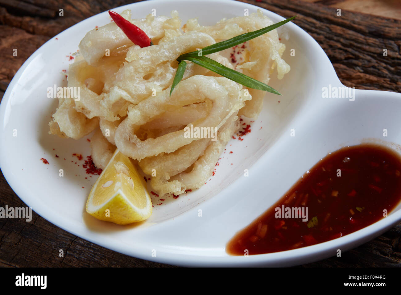 Deep Fried Calamari Rings Stock Photo - Alamy