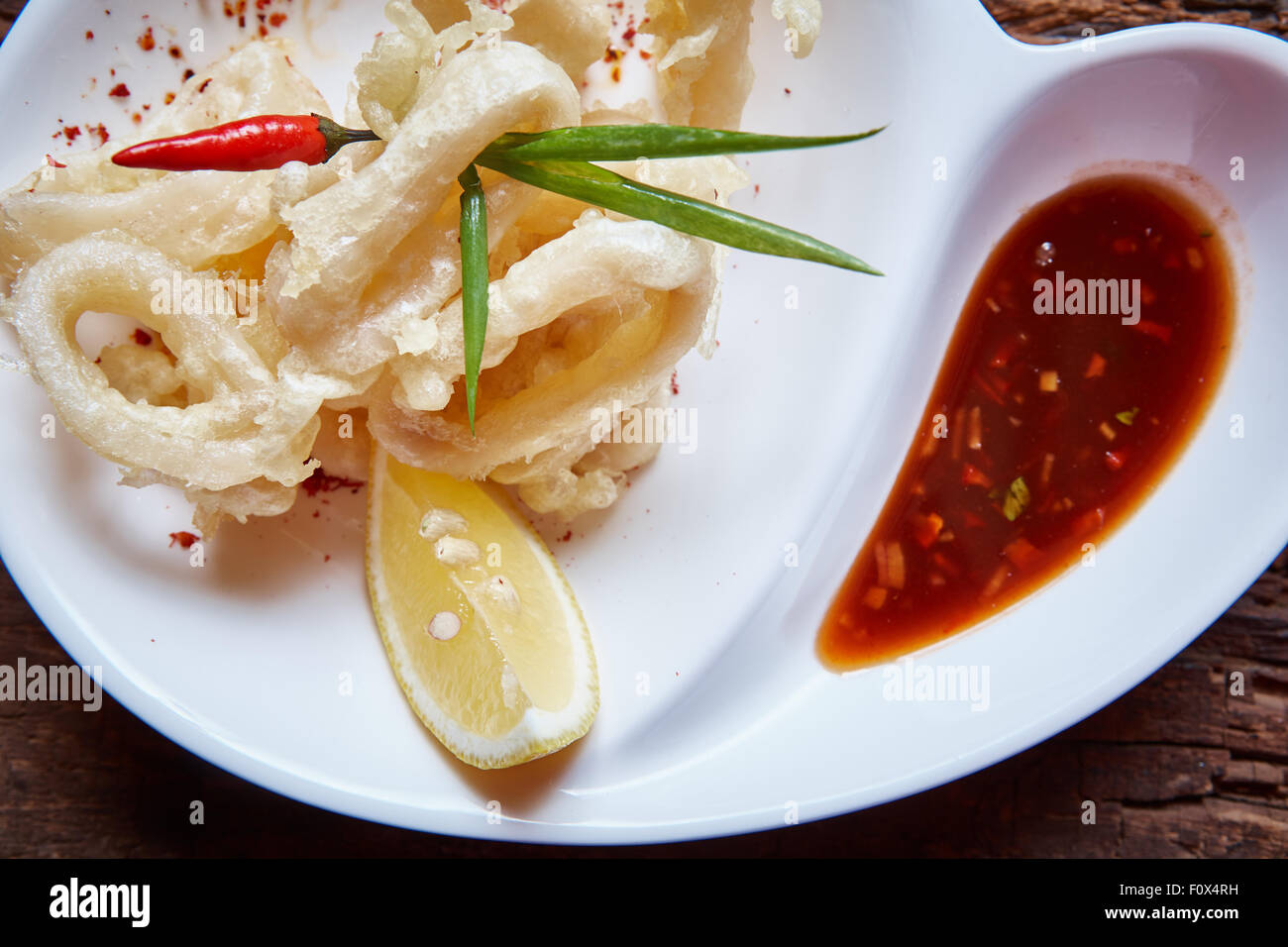 Deep Fried Calamari Rings Stock Photo - Alamy