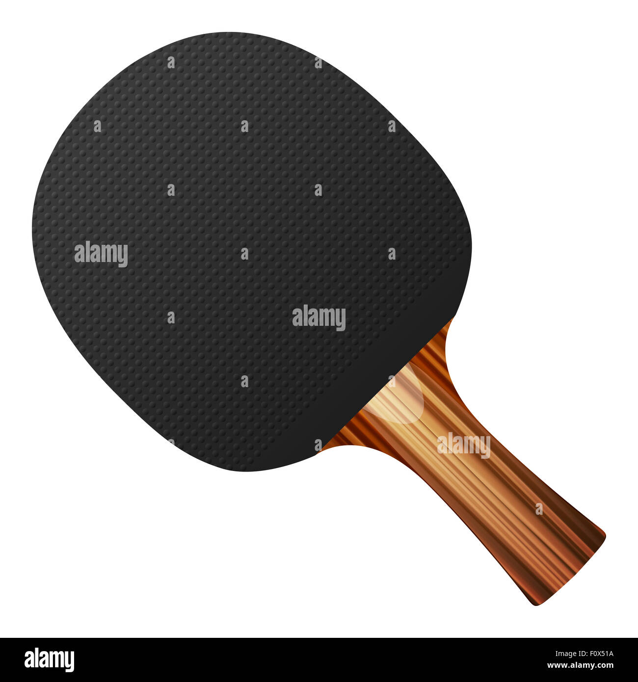 Table tennis bat on a white background Stock Photo - Alamy