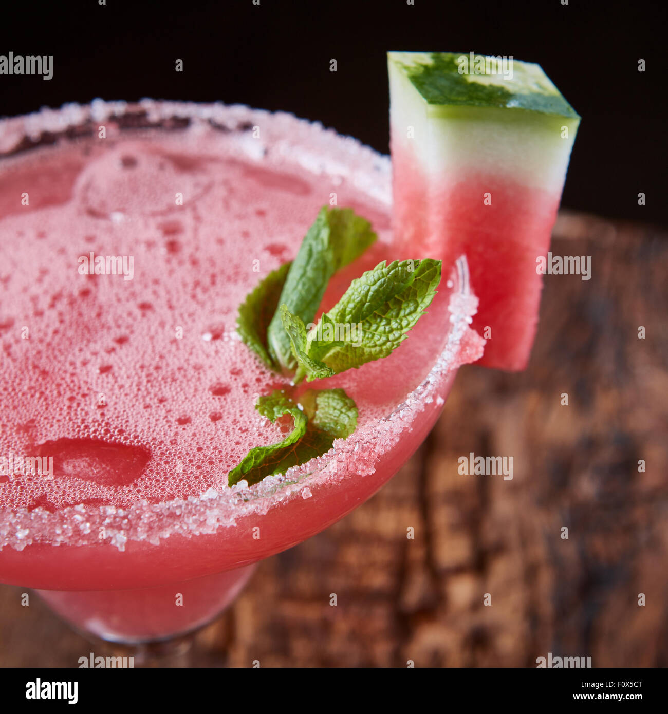 Watermelon frozen cocktail Stock Photo - Alamy