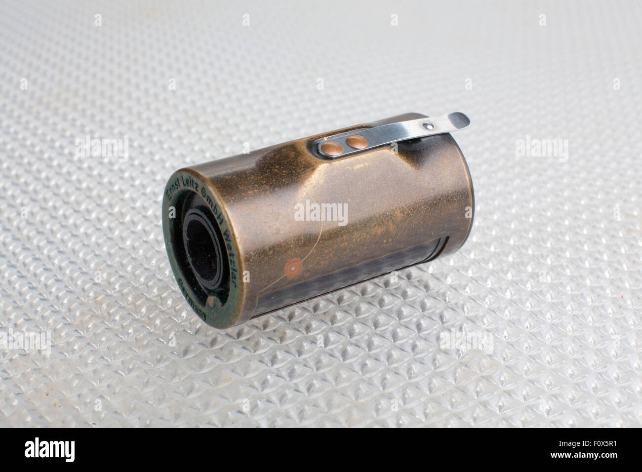 Vintage reloadable 35 mm brass film canister spool by Leica Leitz ...