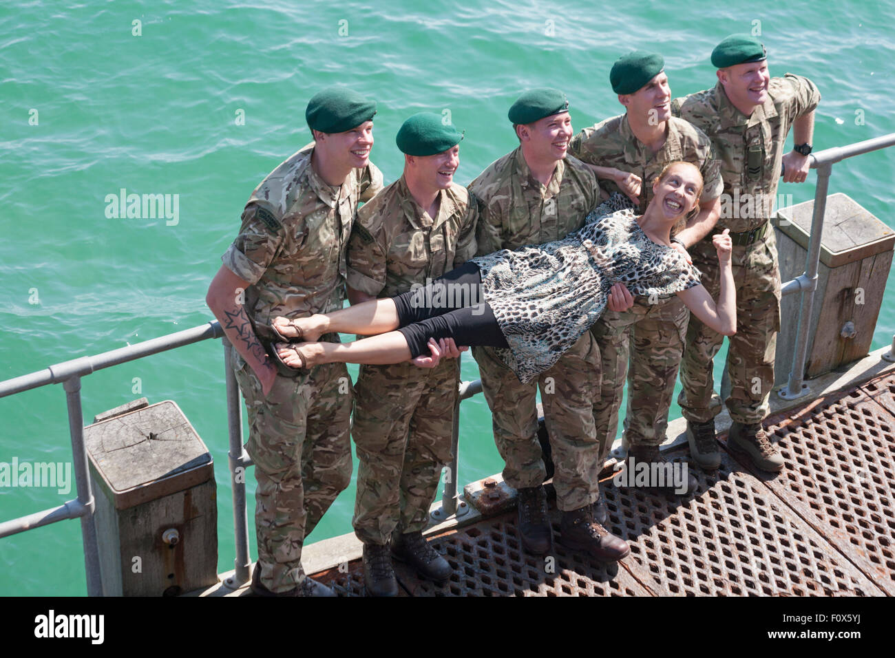 British royal commandos and woman hi-res stock photography and images ...