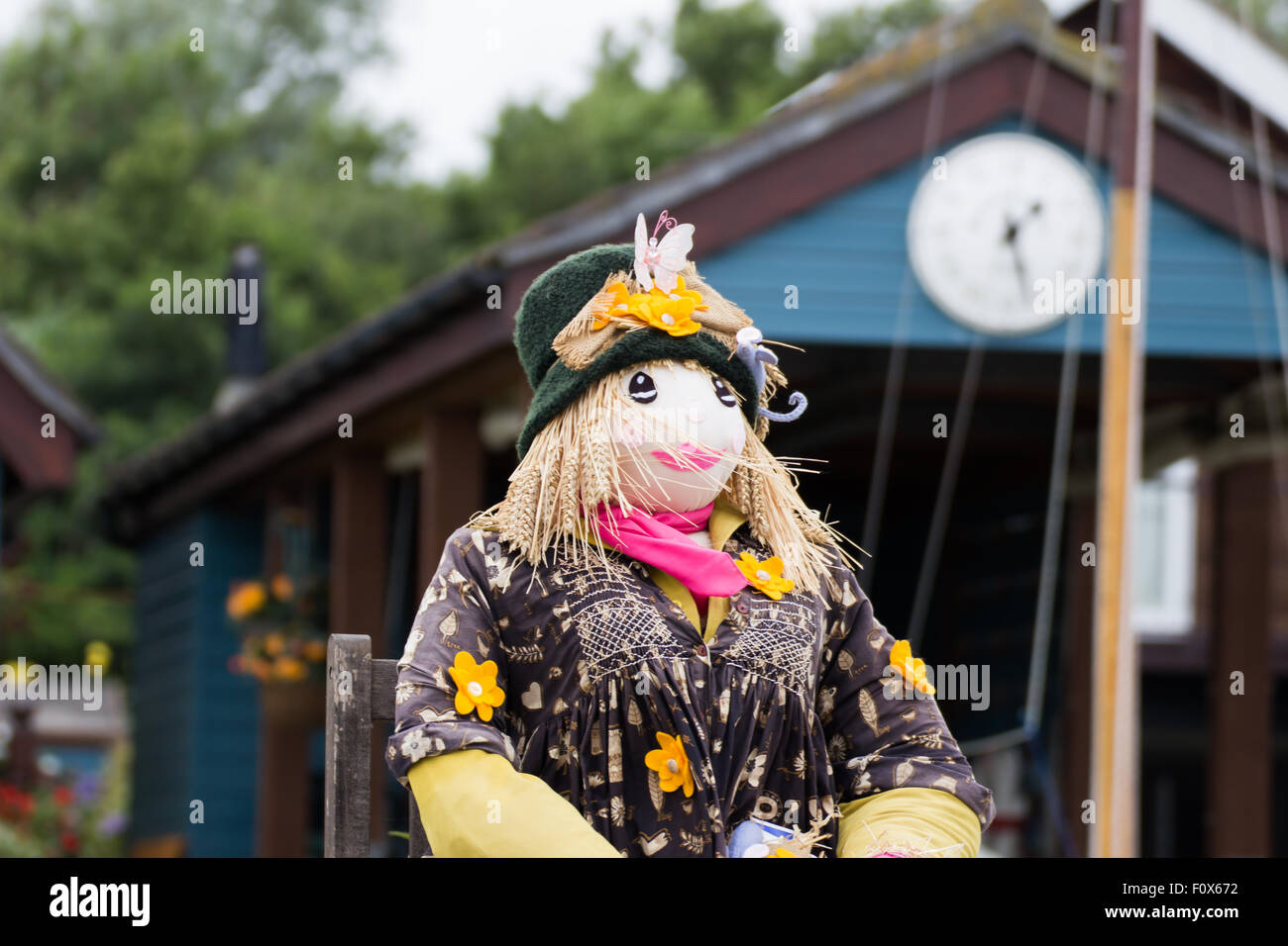 Female Scarecrow, Norfolk Broads Stock Photo - Alamy