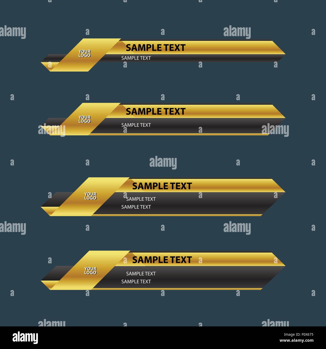 lower third banner bar screen broadcast Stock Vector Image & Art - Alamy