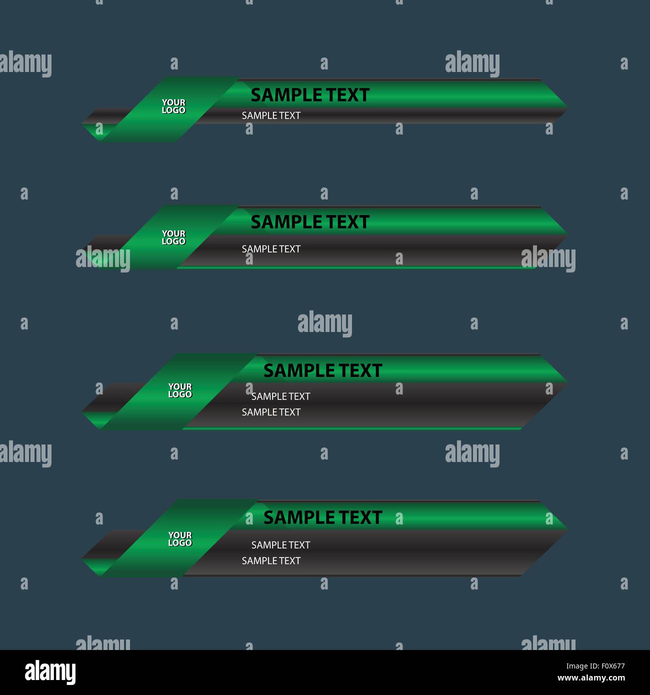 lower third banner bar screen broadcast Stock Vector Image & Art - Alamy