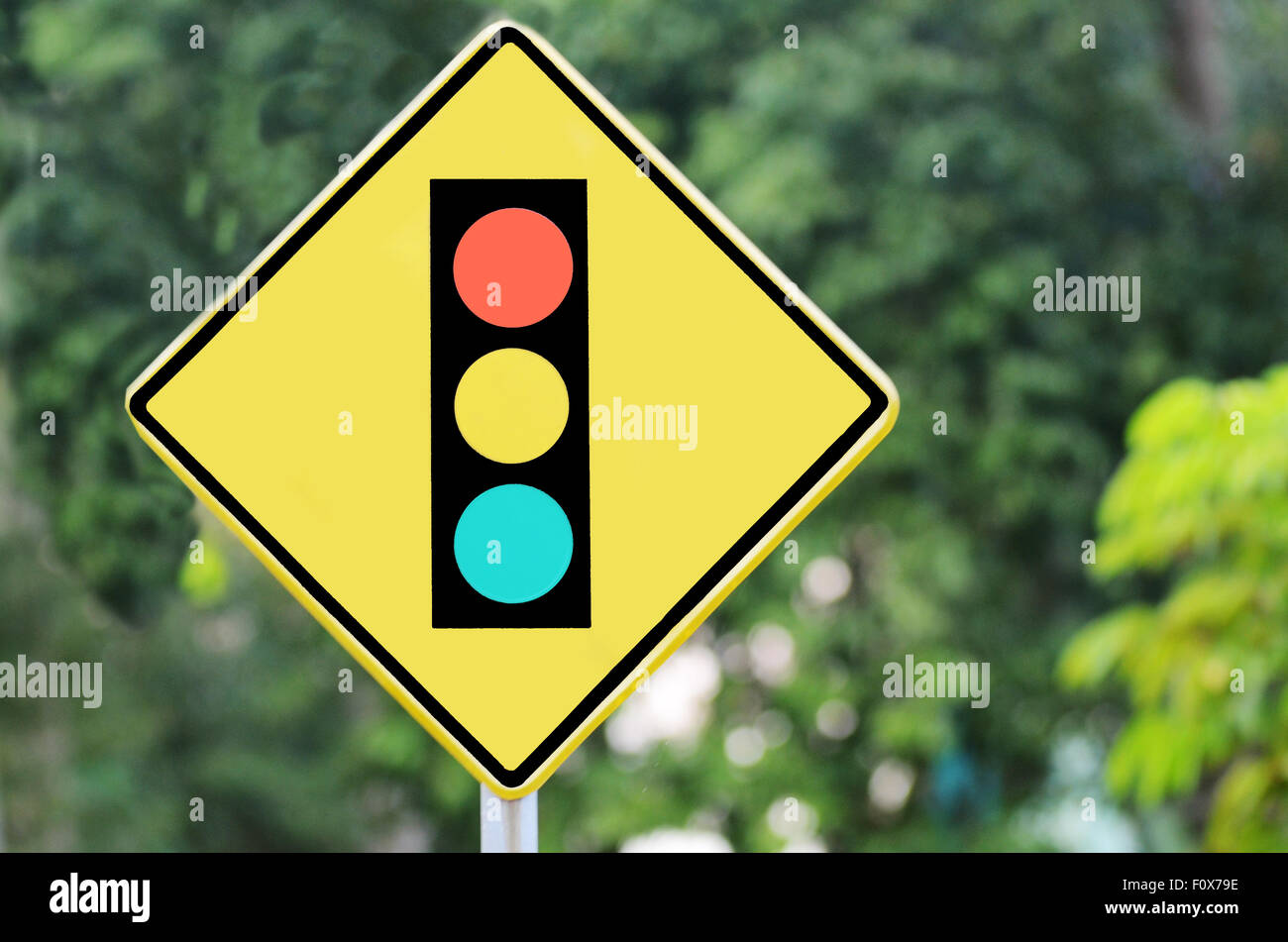 road sign traffic control signal ahead, be prepare to stop Stock Photo ... road sign traffic control signal ahead, be prepare to stop Stock Photo ...