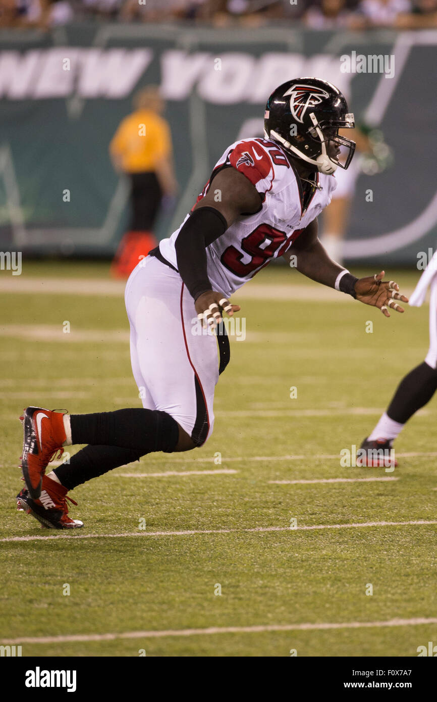August 21, 2015: Atlanta Falcons outside linebacker Stansly Maponga (90 ...