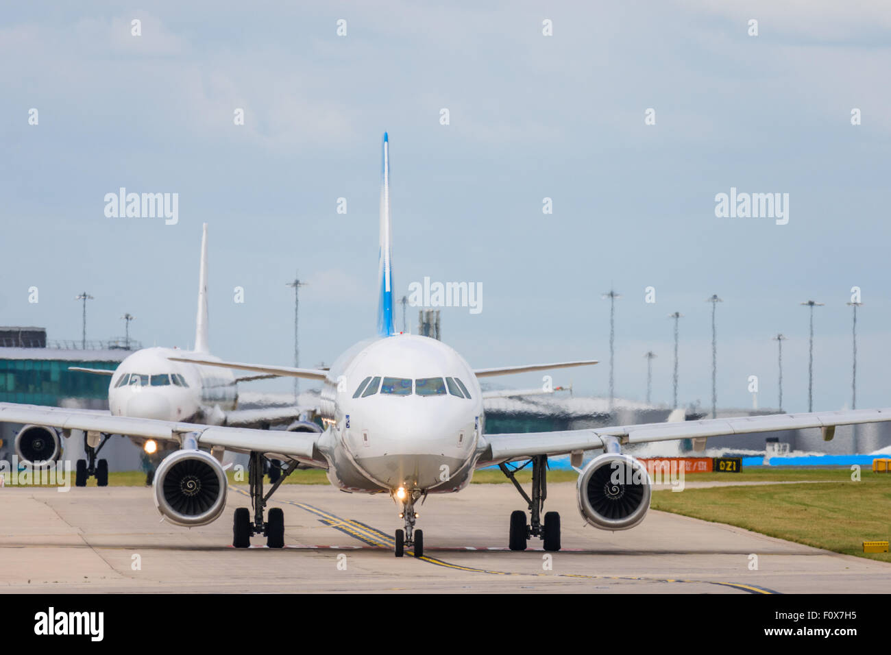 An Airbus A320-200 plane of Turkish air operator Freebird taxies to the ...