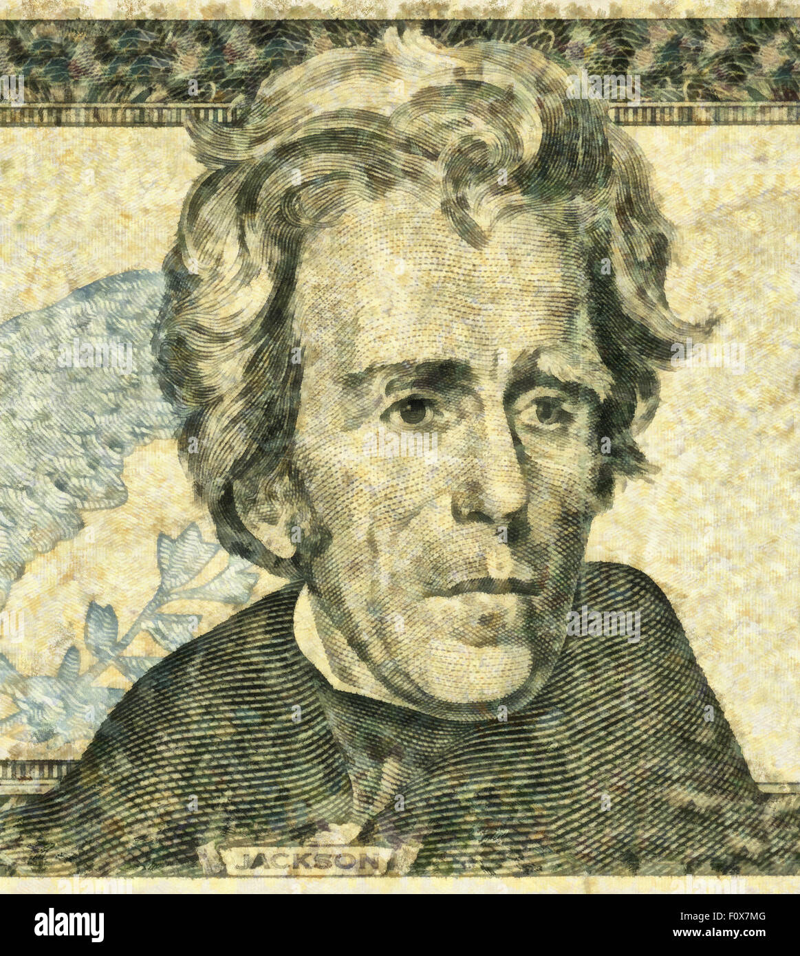 Andrew jackson portrait color hi-res stock photography and images - Alamy
