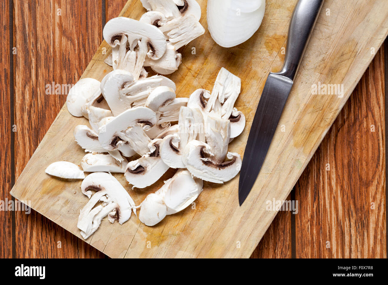 Fresh mushroom slices hi-res stock photography and images - Alamy