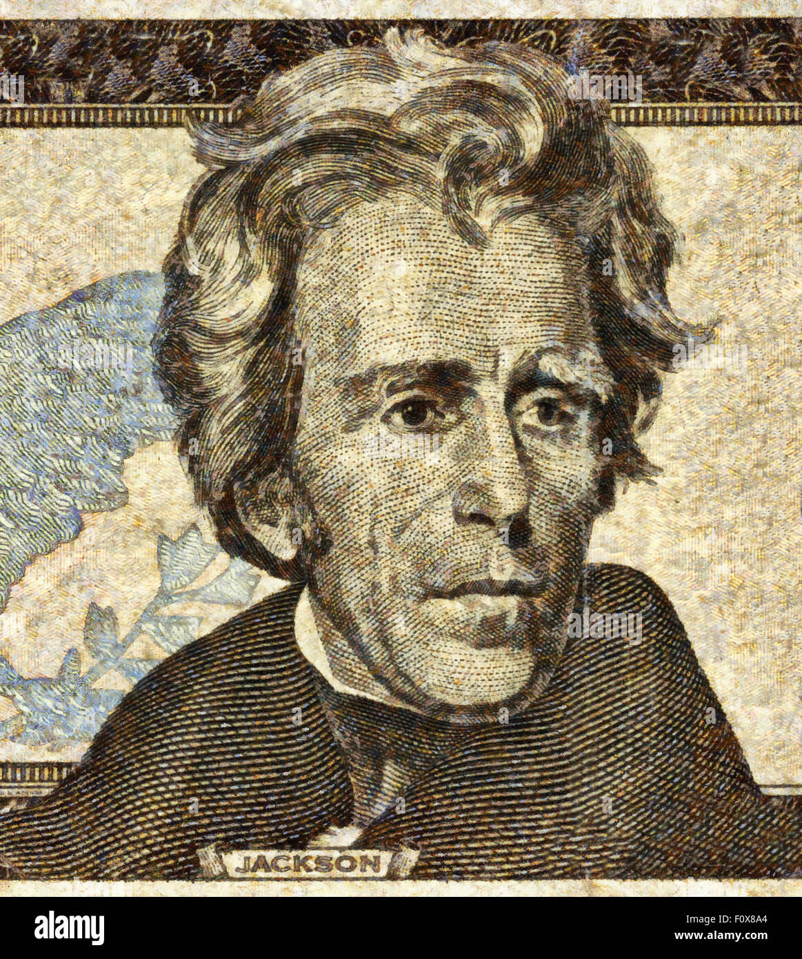 Andrew jackson portrait color hi-res stock photography and images - Alamy