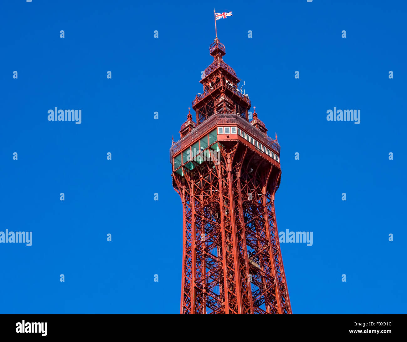 Blackpool tower construction hi-res stock photography and images - Alamy
