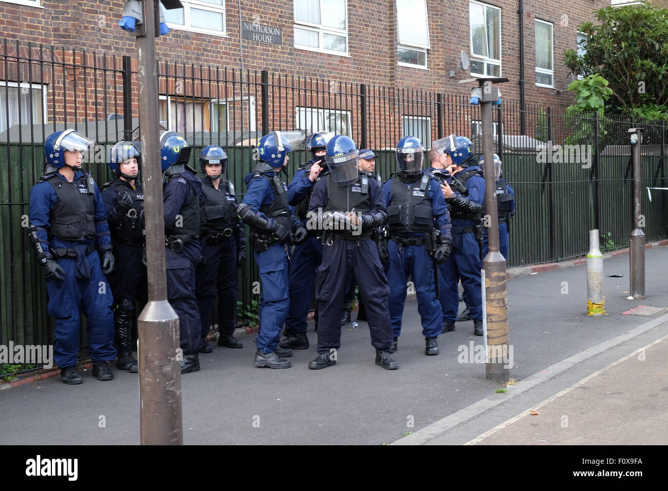 A mini riot occurred in East St as three Police officers came to aid a ...