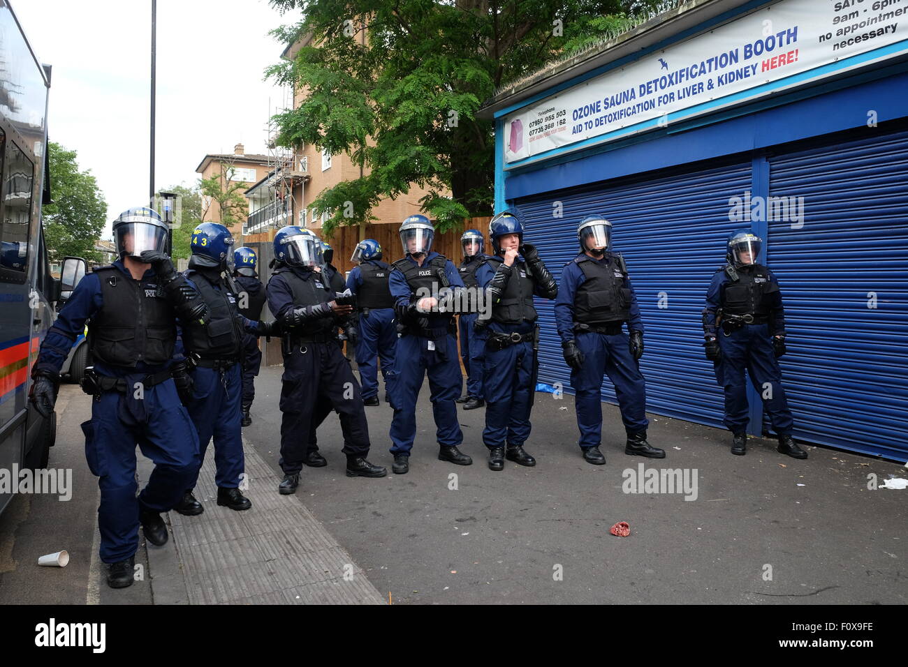 A mini riot occurred in East St as three Police officers came to aid a ...