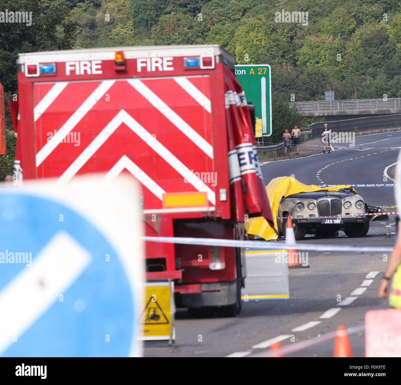 Shoreham Air Crash ,Hawker Hunter, jet, crashed ,Shoreham Airshow ...