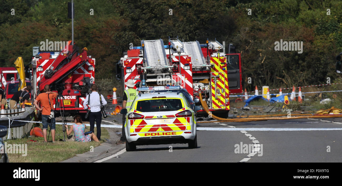 Shoreham Air Crash ,Hawker Hunter, jet, crashed ,Shoreham Airshow ...