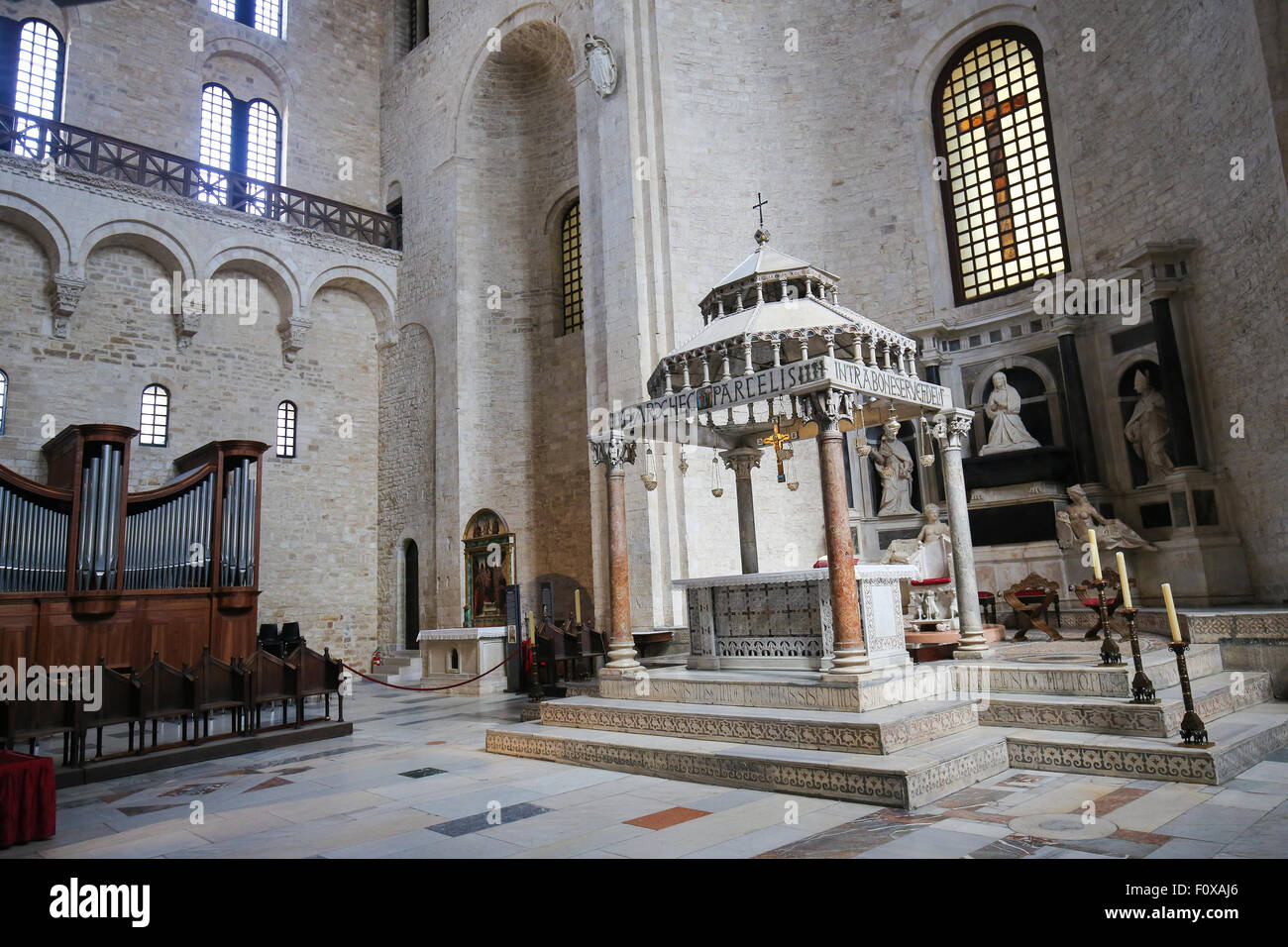 Ciborium (created around 1110) of the Basilica of Saint Nicholas, a ...
