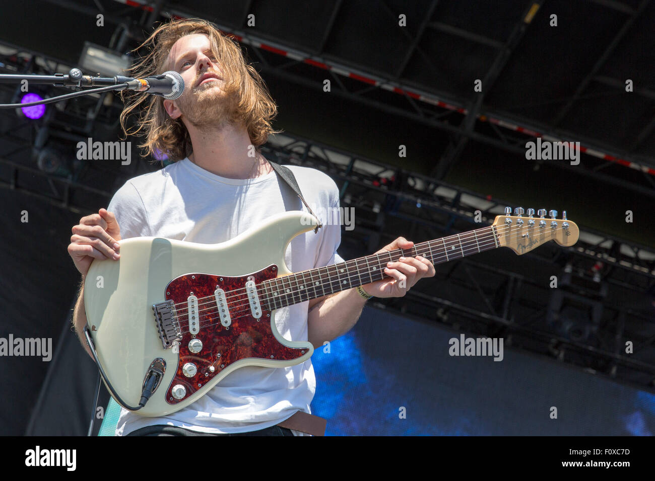 Wantagh, New York, USA. 22nd Aug, 2015. Guitarist BRUNO CATRAMBONE of ...
