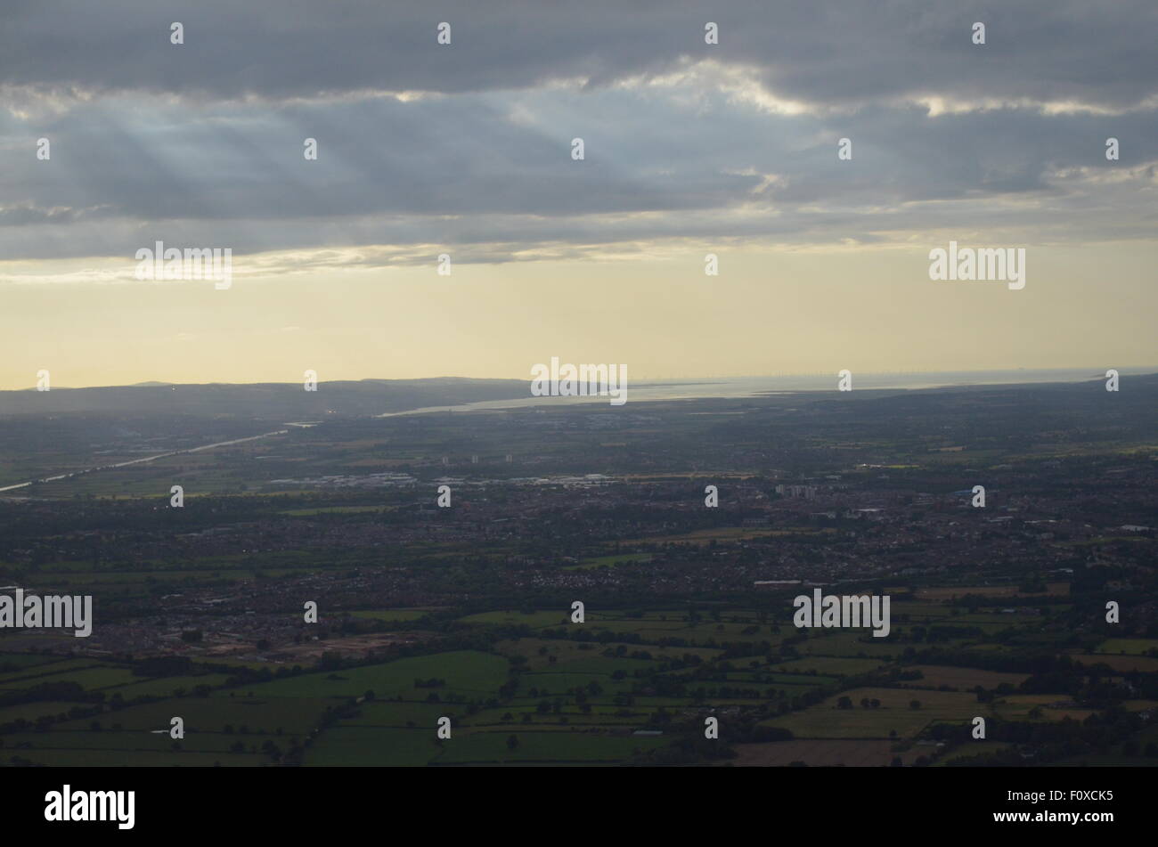 Aerial of English Countryside Stock Photo - Alamy