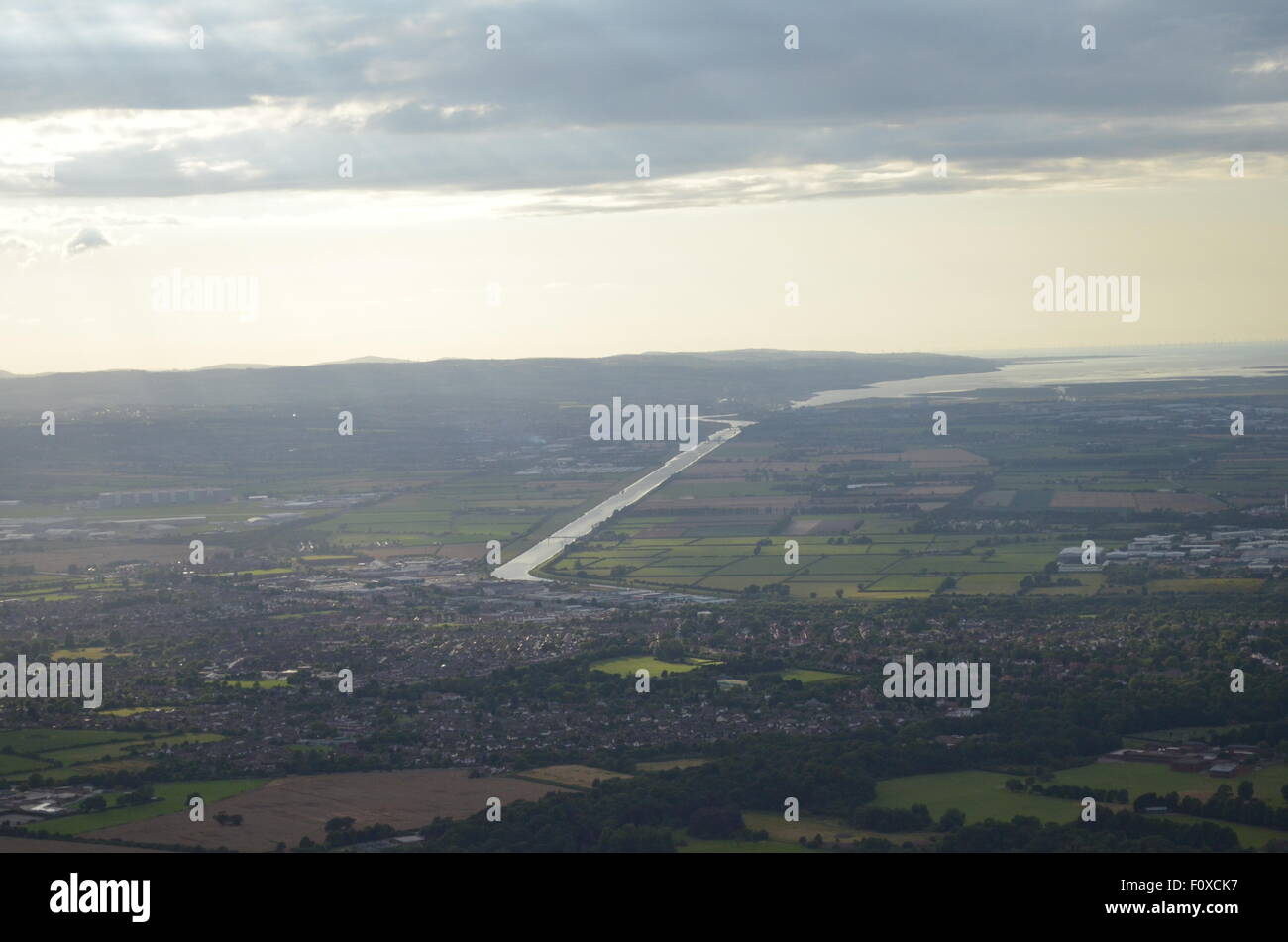 Aerial of English Countryside Stock Photo - Alamy