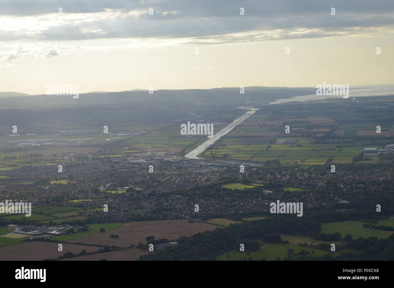 Aerial of English Countryside Stock Photo - Alamy