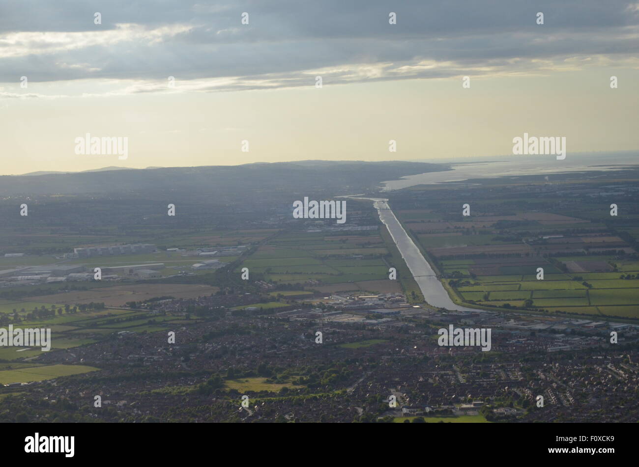 Aerial of English Countryside Stock Photo - Alamy
