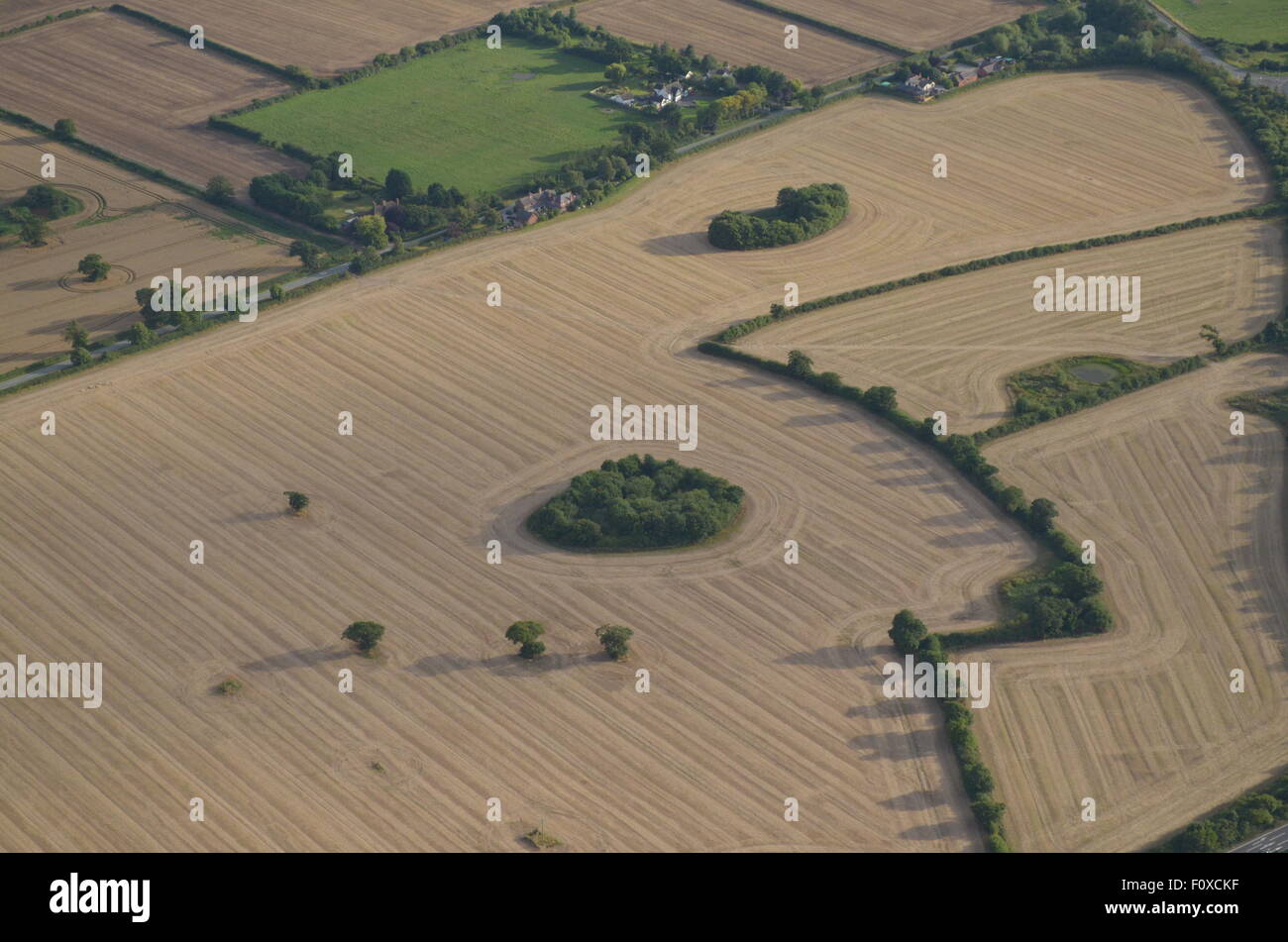 Aerial of English Countryside Stock Photo - Alamy