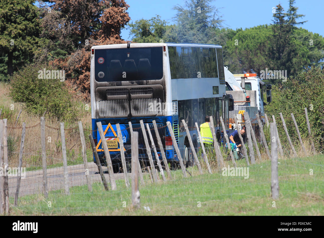 Bus fire rome hi-res stock photography and images - Alamy