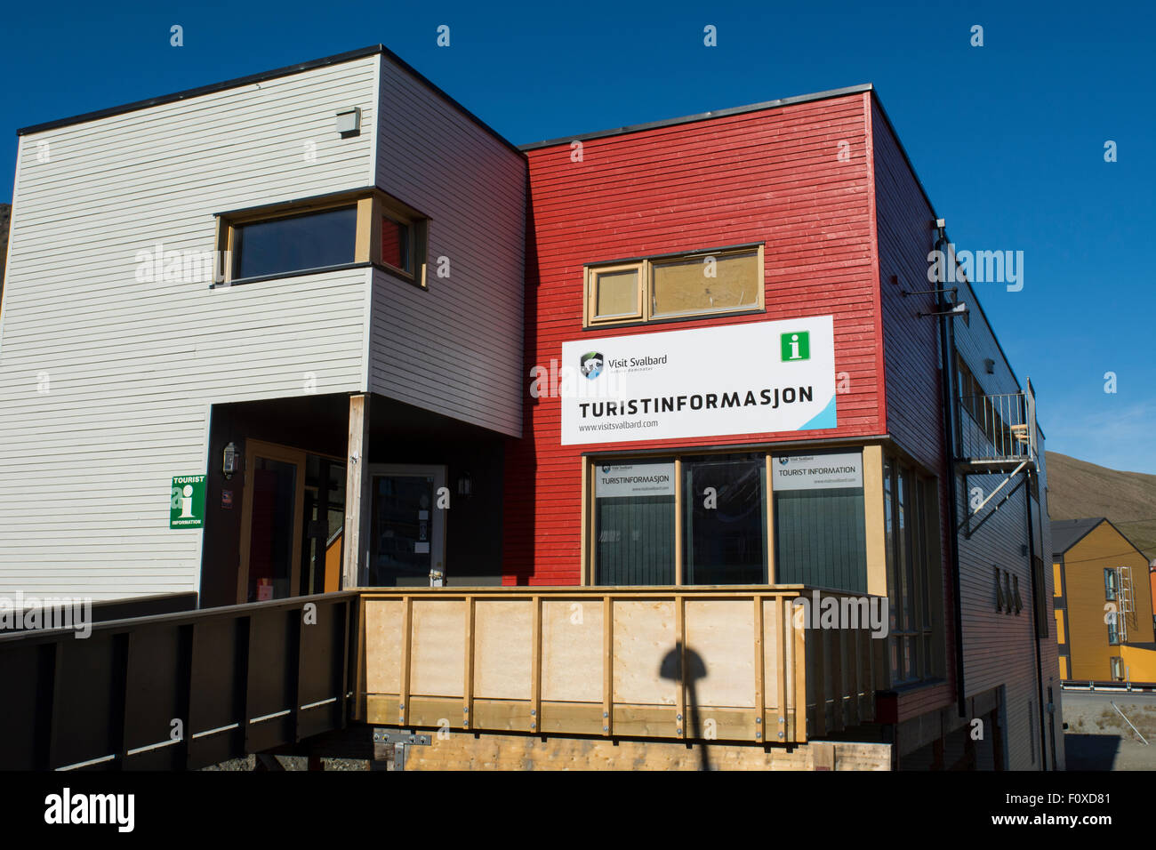Norway, Barents Sea, Svalbard archipelago, Spitsbergen, capital city of ...