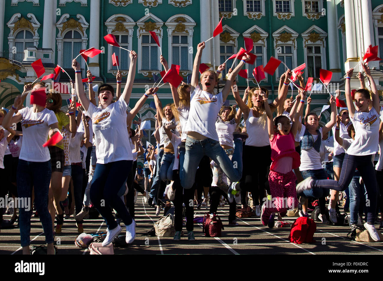 Soviet flag red square hi-res stock photography and images - Alamy