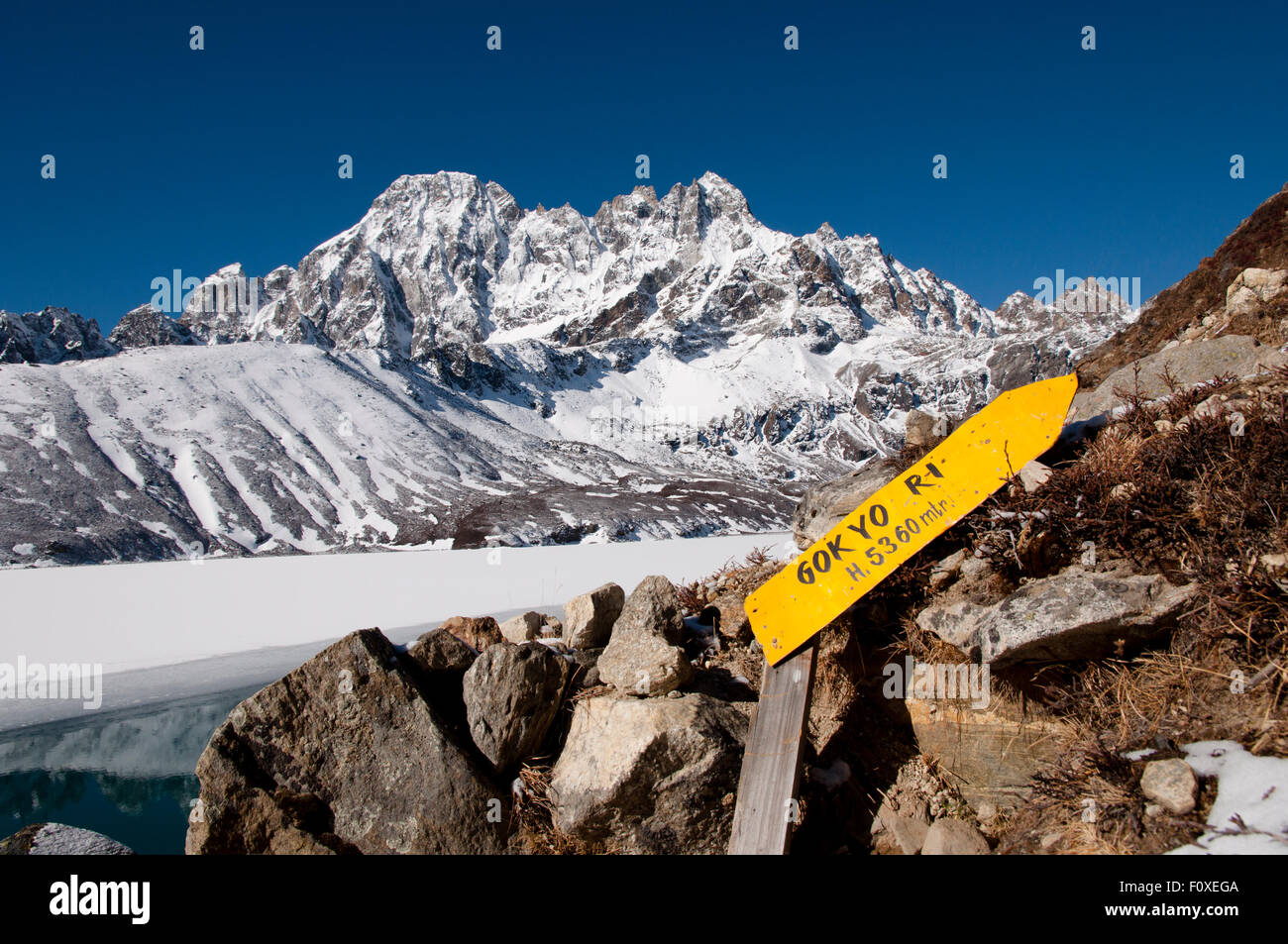 Gokyo Ri Ascent - Nepal Stock Photo - Alamy