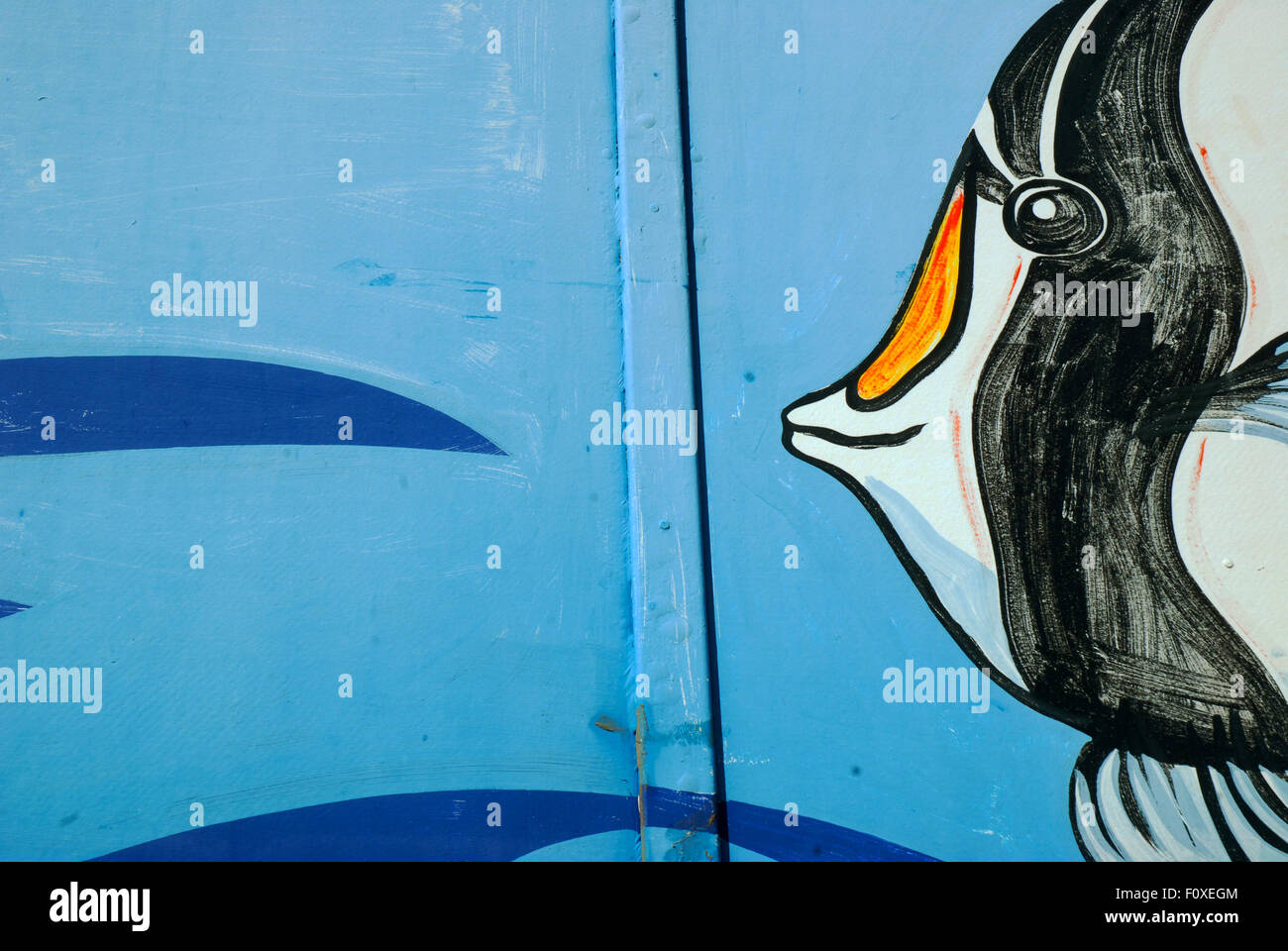 Abstract fish mural hi-res stock photography and images - Alamy