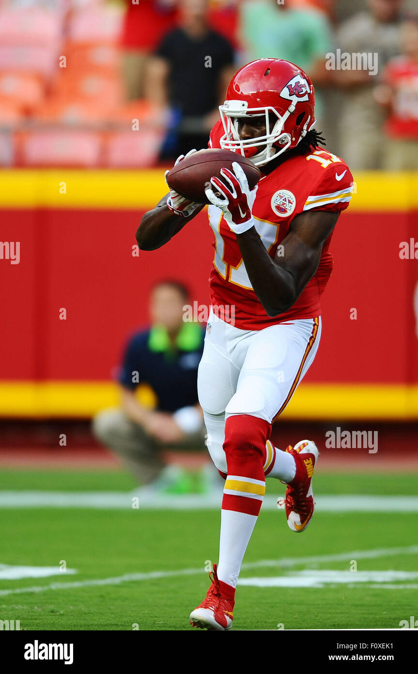 Kansas City, Missouri, USA. 21st Aug, 2015. Kansas City Chiefs wide ...
