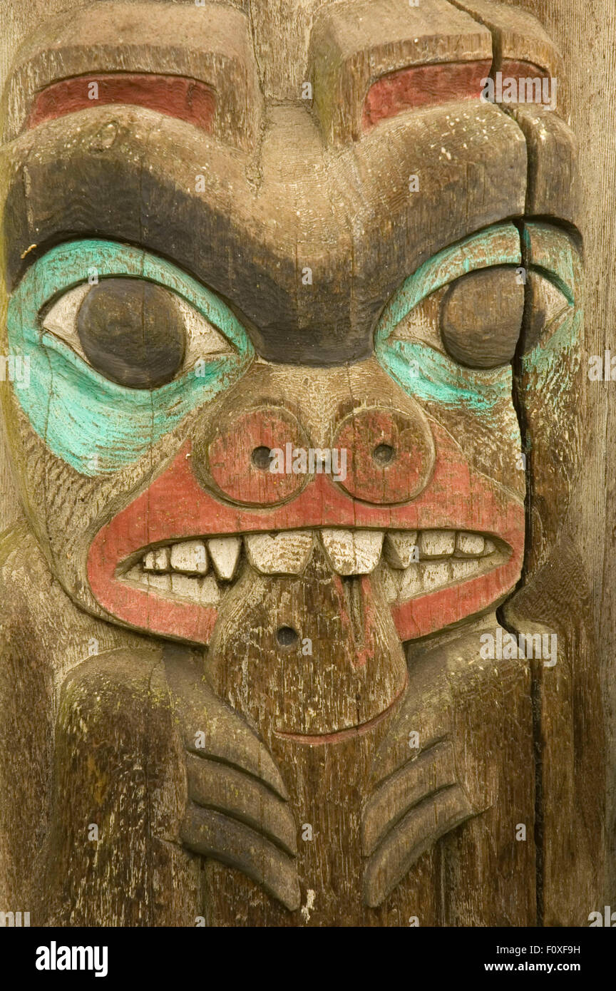 Totem, Tennant Lake County Park, Ferndale, Washington Stock Photo - Alamy
