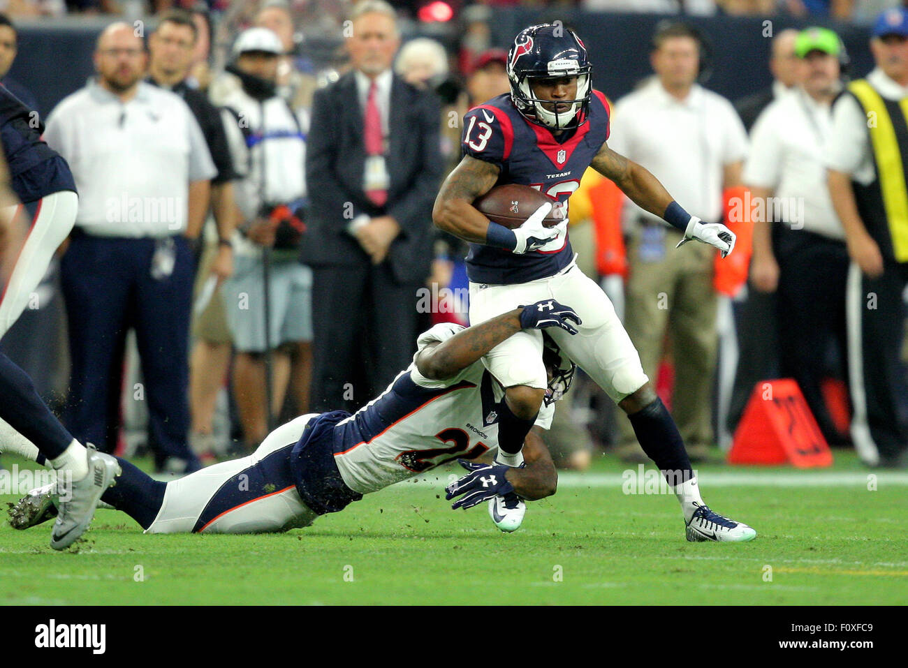 Houston, TX, USA. 22nd Aug, 2015. Houston Texans wide receiver Damaris ...