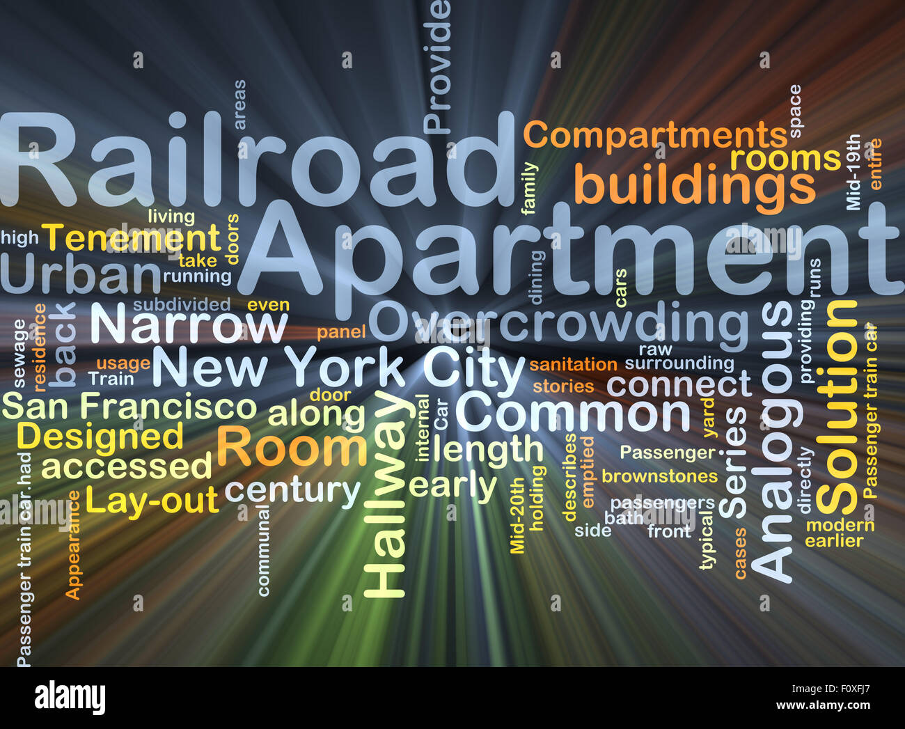 Railroad word cloud hi-res stock photography and images - Alamy
