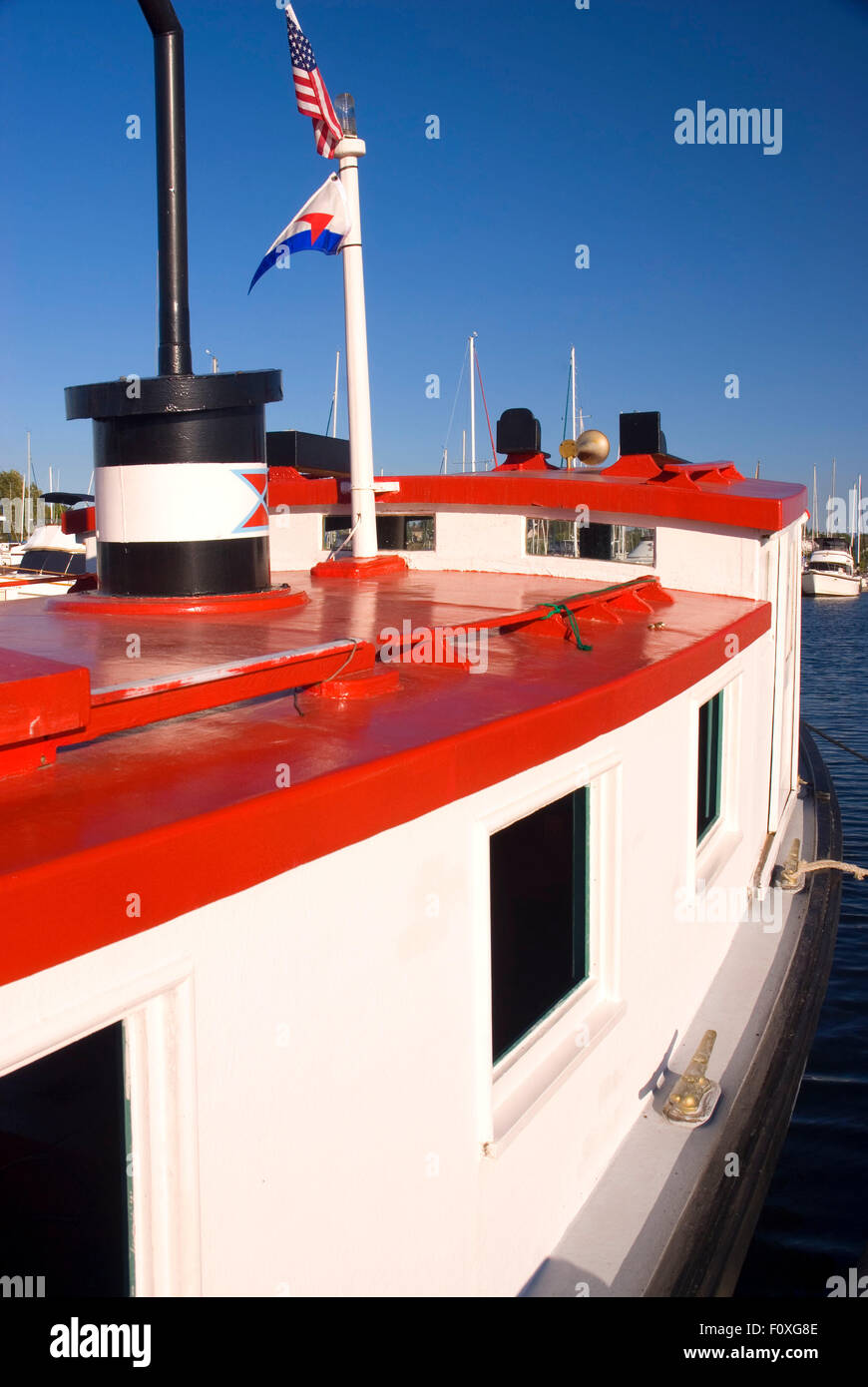 Historic ferry Plover, Blaine Marina, Blaine, Washington Stock Photo ...