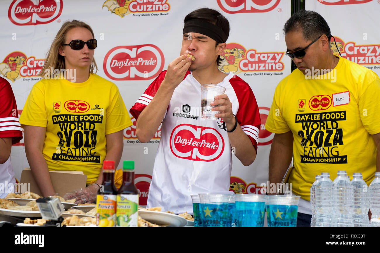 Los Angeles, California, USA. 22nd Aug, 2015. MATT STONIE, the number ...