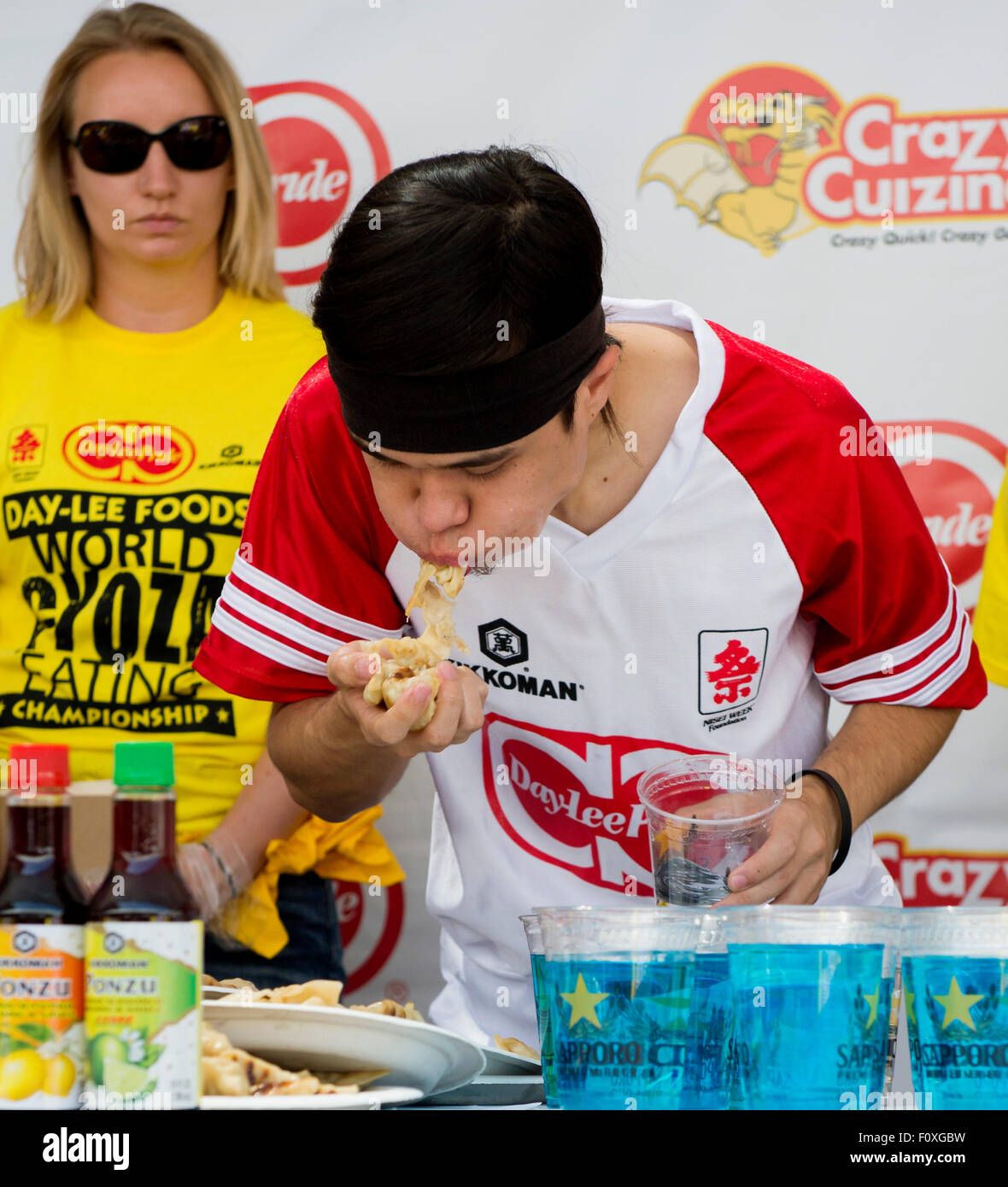 Los Angeles, California, USA. 22nd Aug, 2015. MATT STONIE, the number ...